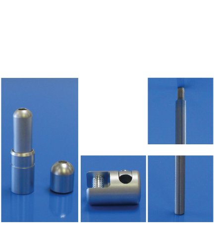 Ceiling-to-Floor Rod Display Suspension Kit for Posters, Signage, Decor ...