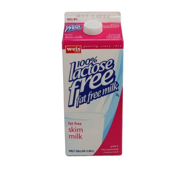 Amazon.com: Weis Quality, Milk 100% Lactose Free Fat Free Skim, 64 Fl ...