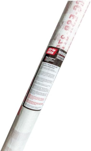 Grip-Rite HW3100LWE, House-Wrap LWE, 3' x 100', Durable Weather Barrier ...