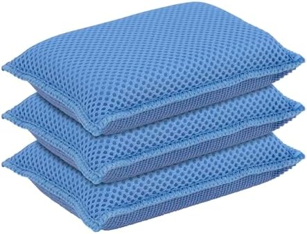 Amazon.com: Miracle Microfiber Kitchen Sponge by Scrub-It - Non-Scratch ...