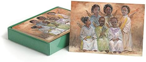 Amazon.com : Chandler Blessed Child Angels Christmas Card Set / 16 ...