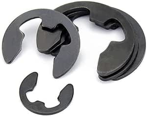 Amazon.co.jp: 10-100 pcs E-Clip Circlip Washers M1.2 m1.5 m2 m2.5 m3 m4 ...
