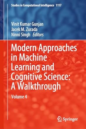 Buy Modern Approaches in Machine Learning and Cognitive Science: A ...