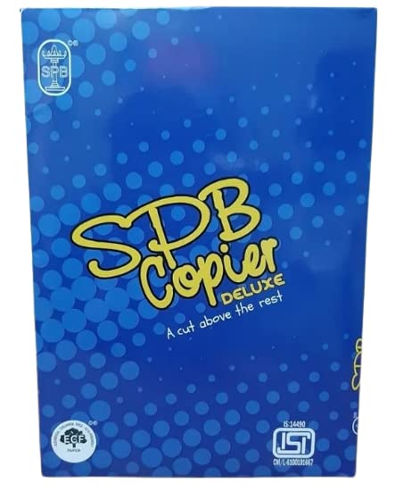 J.B.S. SPB Copier Deluxe Paper -A4, 70GSM, 500 Sheets 1 Ream : Amazon ...