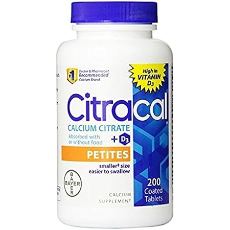 Amazon.com : Citracal Petites With Vitamin D3 Tablets 200 Count - Pack ...