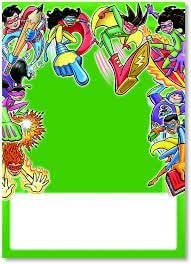 Amazon.com: SUPERHEROES (GREEN) MEET OUR CLASS CARDS : Toys & Games