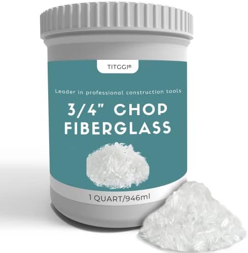 1 Quart Fiberglass Filler (3/4") with Great Dispersion, Premium ...