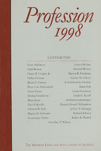 Profession 1998: Franklin, Phyllis: 9780873528320: Amazon.com: Books
