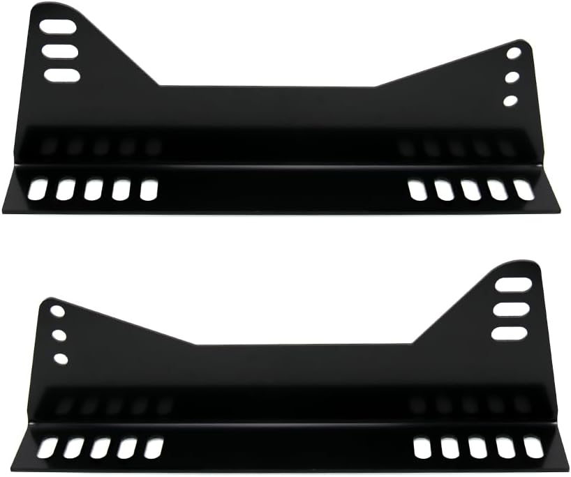 Amazon.com: Racewill Universal Racing Seat Bracket with Seat Slider ...