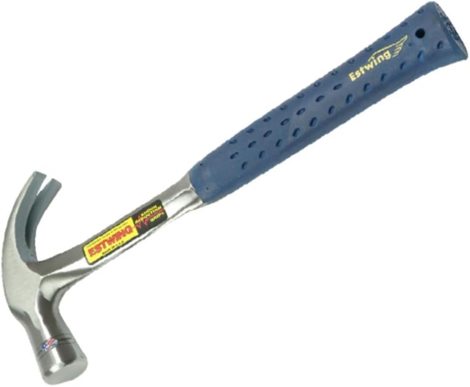 ESTWING Hammer - 12 oz Curved Claw with Smooth Face & Shock Reduction ...
