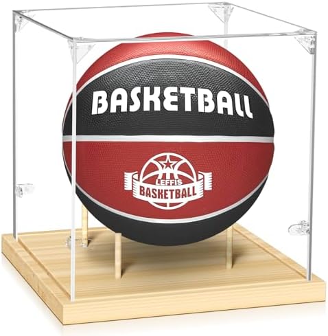 Amazon.com: NETGOG Basketball Display Case Stand, Clear Acrylic ...