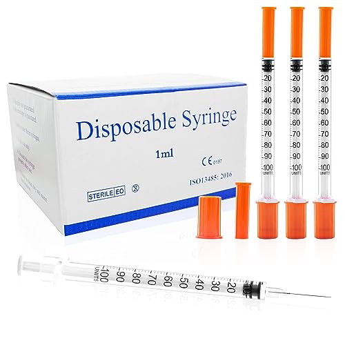 Snapklik.com : U-100 30G 1cc 1/2 Inch (13mm) Syringe