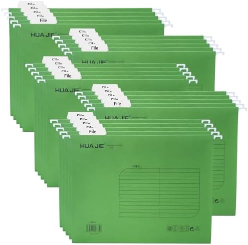 Hiziwimi Fc (Foolscap) Size Green Reinforced Paper Suspension Files ...