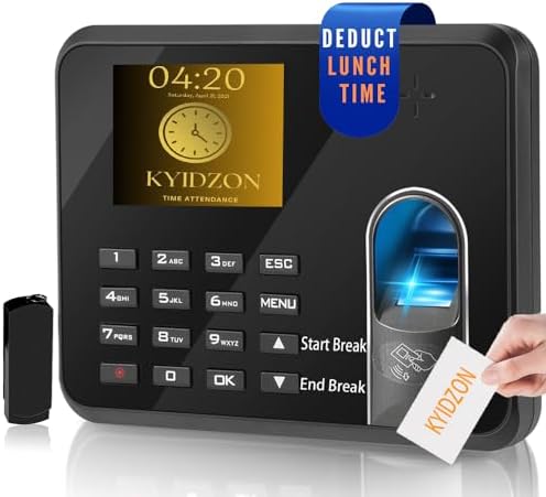 JIAN BOLAND A2 Clocking in Machine for Employees Small Business ...