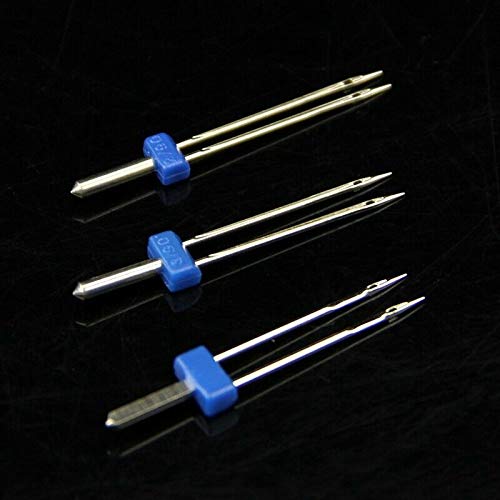 Generic 3 x Double Twin Needles Pins Sewing Machine Size 2.0/90,3.0/90 ...