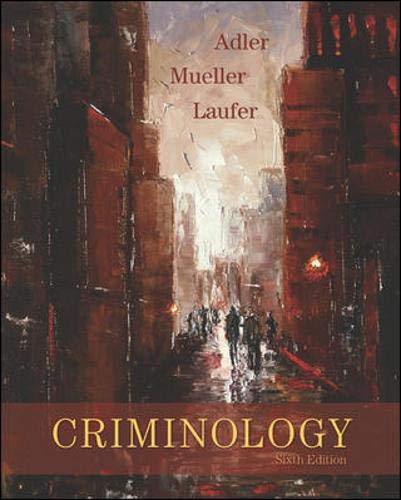 Amazon.com: Criminology: 9780073124469: Adler, Freda, Mueller, Gerhard ...