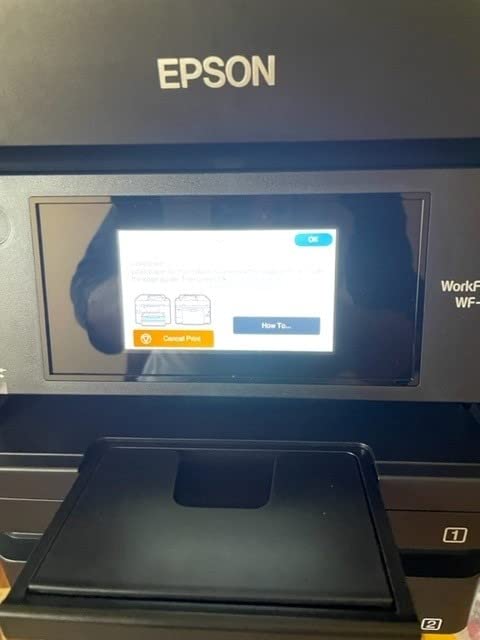 Epson Workforce WF-4835 Multifunction Printer, Black, Medium ...