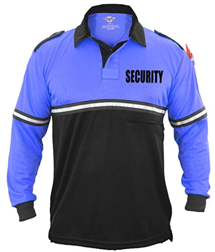 First Class Security 100% Polyester Two Tone Bike Patrol Shirt w/Zipper ...