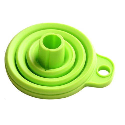 Food Grade Silica Gel Folding Funnel - Green Size 10 x 9cm_ with two ...