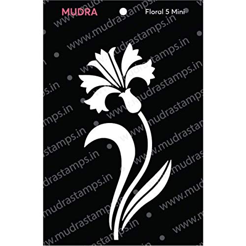 Mudra Stencils - Floral Mini 5 - "3x4" - for DIY Home Decors, Crafts ...