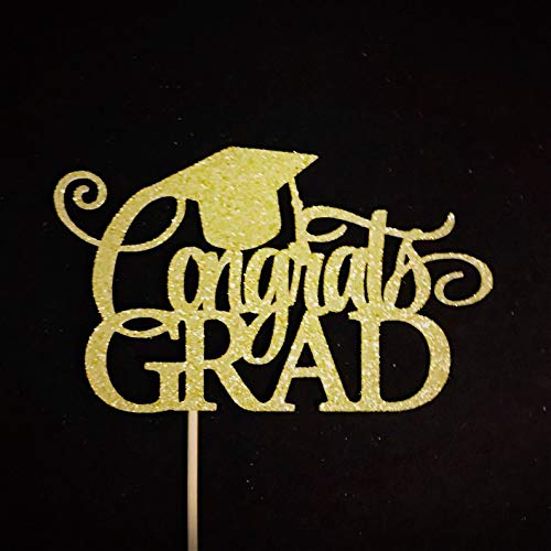 Congrats Grad Cake Topper Happy Graduation Cake Topper Graduation Cake ...