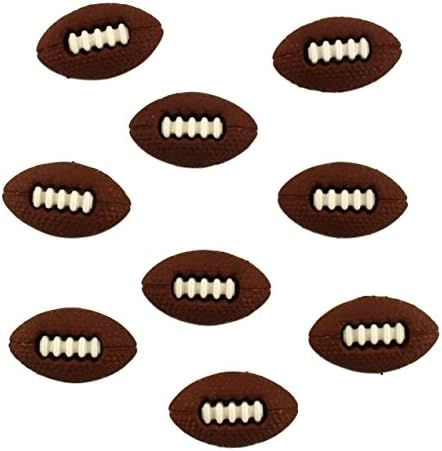Amazon.com: Football Theme Buttons – 27 Shank Style Buttons for Sewing ...