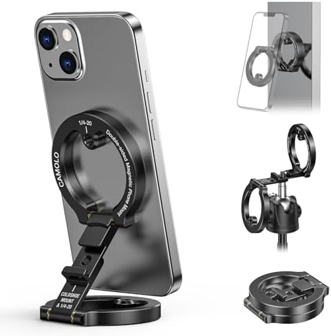 Amazon.com: CAMOLO GEEK Dual Magnetic Phone Holder Compatiable with ...