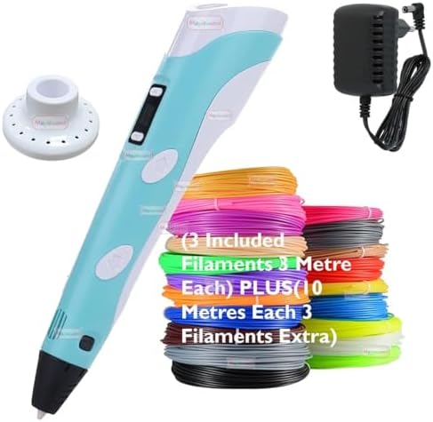 MYNT3D Super 3D Pen, 1.75mm ABS PLA Compatible 3D Printing Pen : Amazon ...