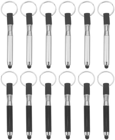 Amazon.com: Outus 4 Pieces Mini Stylus Pen with Keyring Loop 3-in-1 ...
