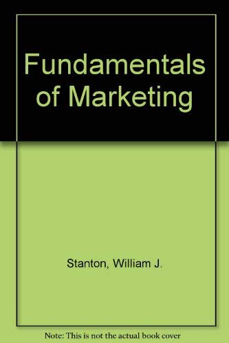 Fundamentals of Marketing: William J. Stanton: 9780071003049: Amazon ...