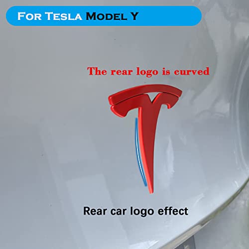 Snapklik.com : YHCDSEA For Model Y Emblem Badge Sticker Cover, Fit For ...