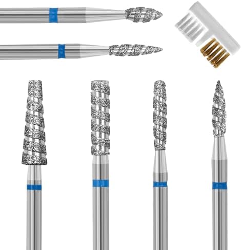 Amazon.com: ANRUI 6pcs Nail Drill Bits Set, 3/32 Inch Professional ...