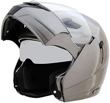 Vega Boolean Anthracite Flip-up Helmet-M : Amazon.in: Car & Motorbike