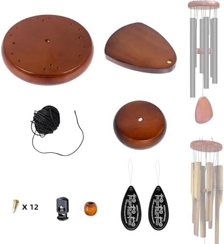 Amazon.com : Lveofielygi Wind Chime Replacement Parts - Mahogany ...