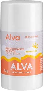 Alva Desodorante em barra infantil Camomila Vegano 33g | Amazon.com.br