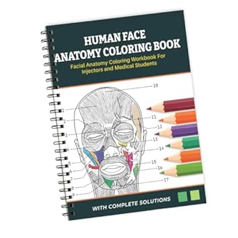 Human Face Anatomy Coloring Book - Facial Anatomy Coloring Workbook For ...