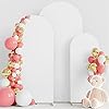 Amazon.com: Wokceer Set of 3 Wedding Arch Cover Spandex Fitted Wedding ...