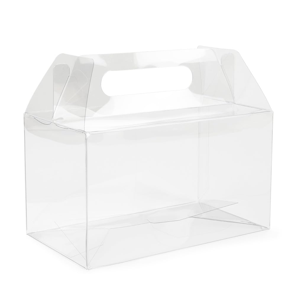 Amazon.com: ClearBags Clear Gable Handle Box | 25 Count | Size: 7” x 4 ...