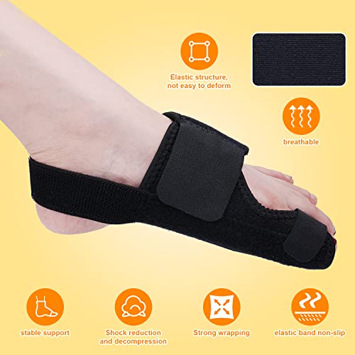 3 Pairs Bunion Corrector, Adjustable Bunion Splint Toe Straightener Toe ...