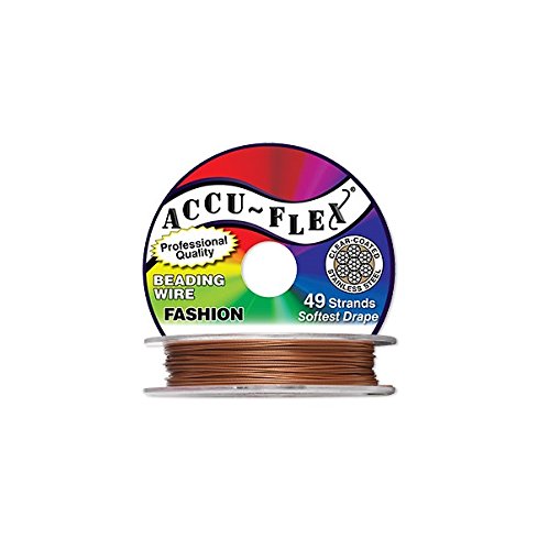 Amazon.com: Accu-Flex Beading Wire Nylon Stainless Steel Copper 49 ...