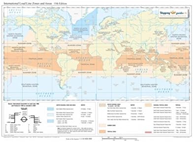 Amazon.com: International Load Line Zones and Areas Map: Books