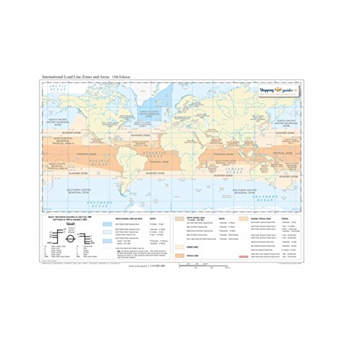 Amazon.com: International Load Line Zones and Areas Map: Books