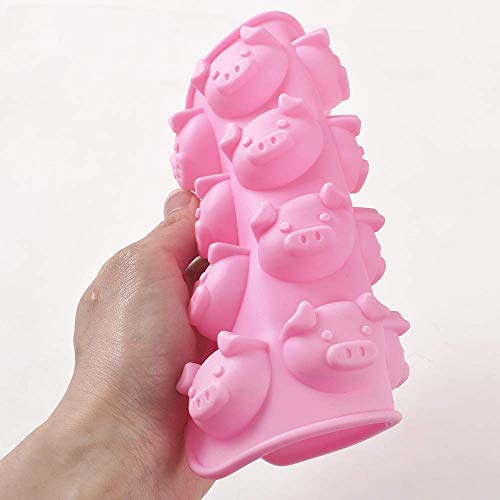 Snapklik.com : Piggy Chocolate Silicone Mold, 4 Packs 16- Cavity Pig ...