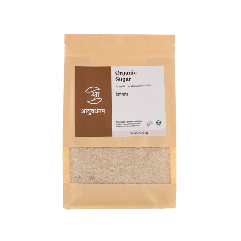 Aayuvardhanam Organic Sugar/Shakkar (1kg) : Amazon.in: Grocery ...