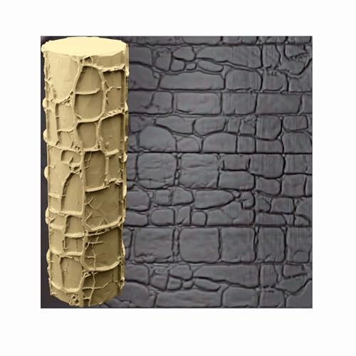 Amazon.com: Cobblestone Texture Roller, 4 Inches Tall, Clay texture ...