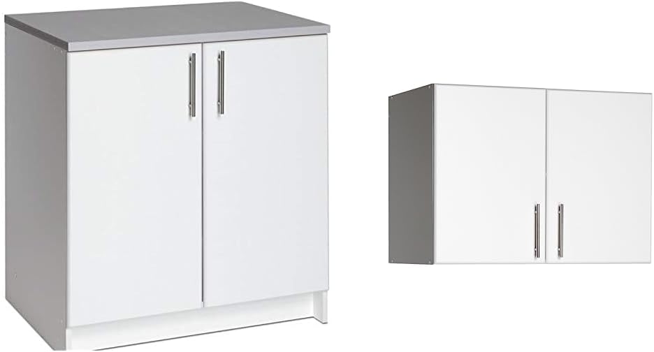Amazon.com: Prepac Elite Wall Mount and Freestanding Storage Cabinets ...