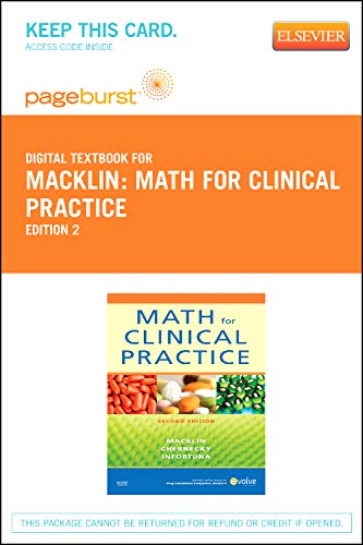 Math For Clinical Practice - Elsevier eBook on VitalSource (Retail ...