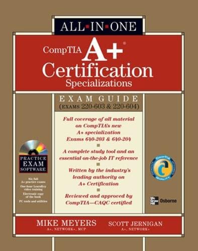 Amazon.com: A+ Specializations Certification All-in-one Exam Guide (A+ ...