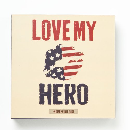 Enesco Homefront Girl Love My Hero Plaque, 6-Inch : Amazon.in: Garden ...