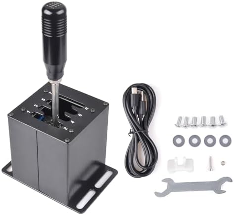 Amazon.com: CNRAQR PC USB Simulator Shifter 7+R H Gear Shifter for LO ...
